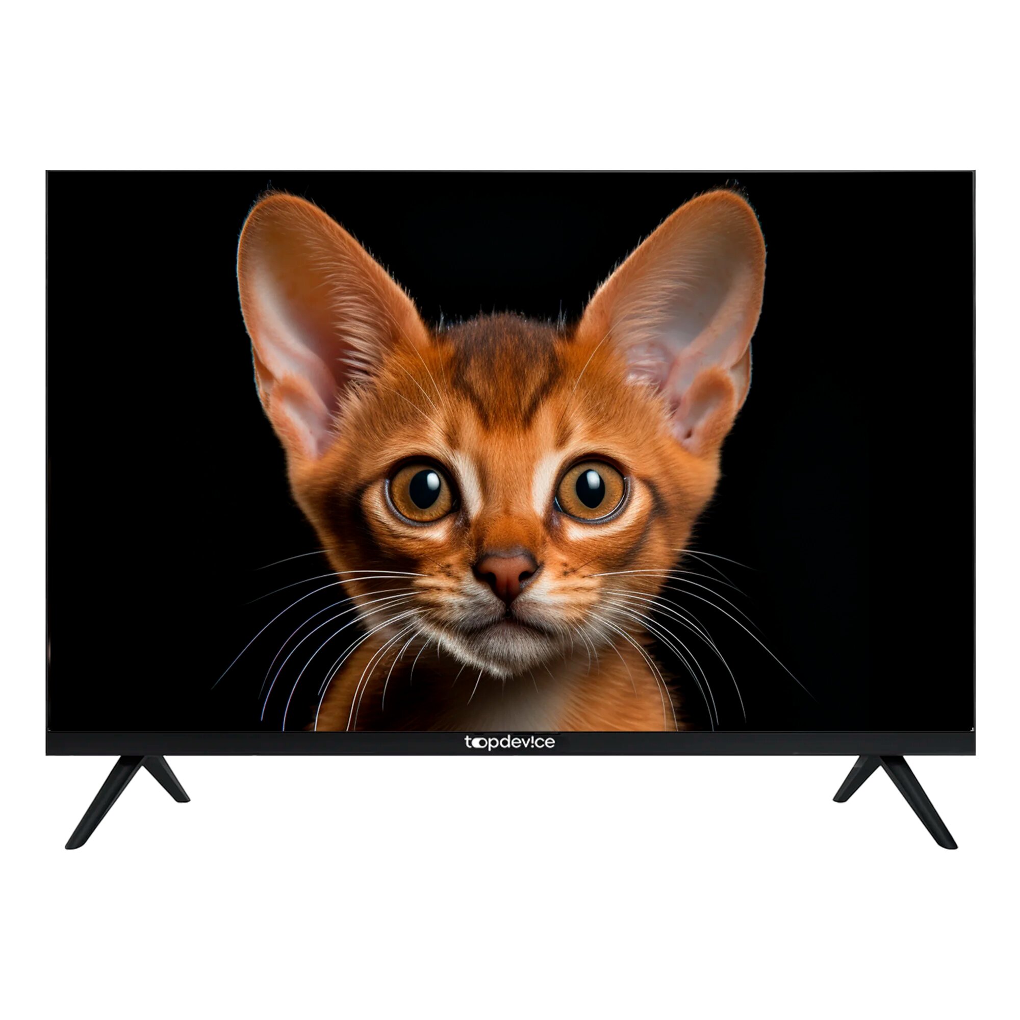 24" Телевизор LED Topdevice TDTV24ES13H_BK Smart/HD/Yaos-Алиса/1-8Gb, голосовое управление, черный