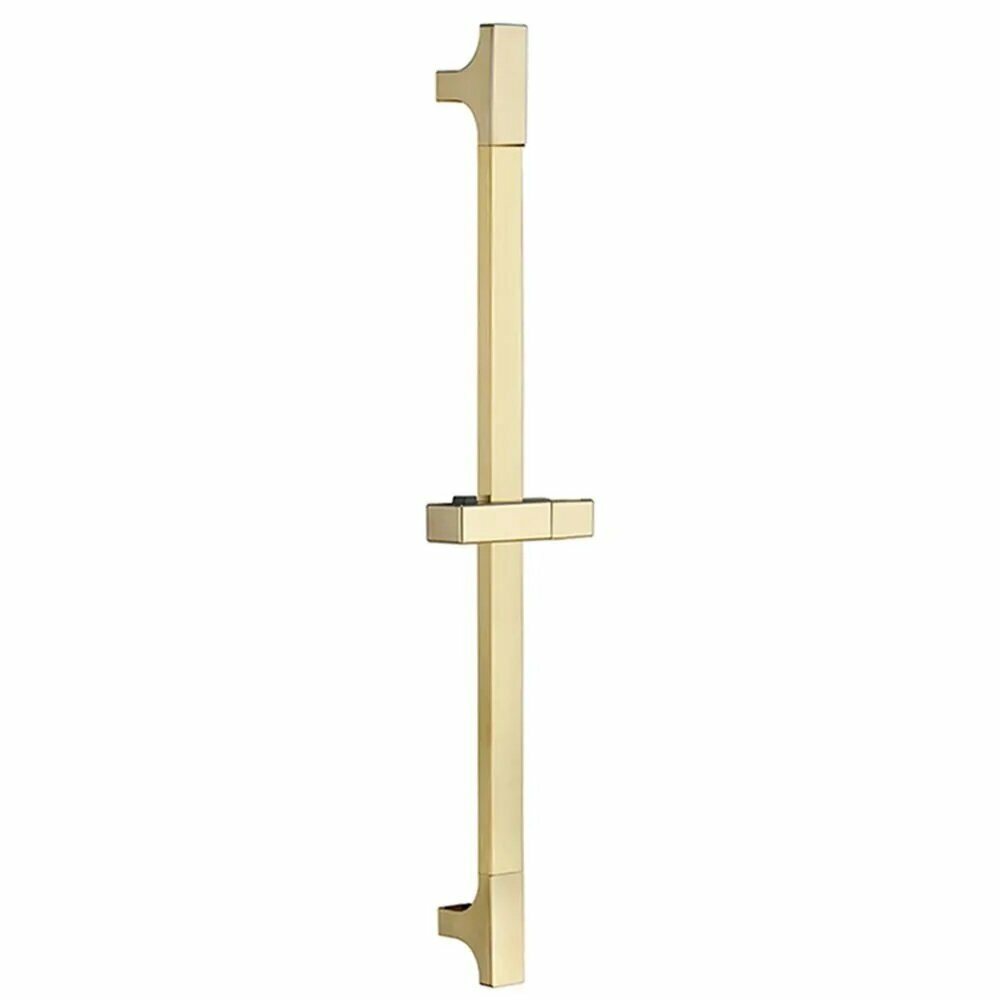Стойка для душа, Robern, Штанга душевая с пластиковым регулируемым держателем Стойка для душа(без шланга и лейки) , Матовый золотой цвет Минималистский дизайн