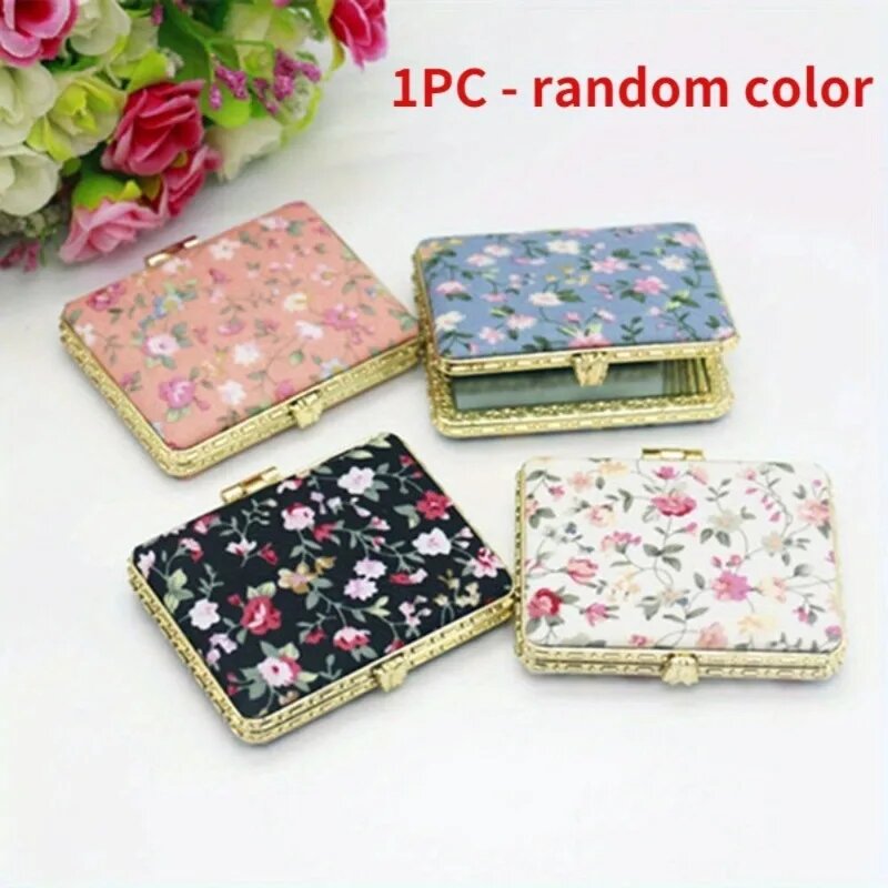 Мини зеркало складное в китайском стиле, цвет: random color