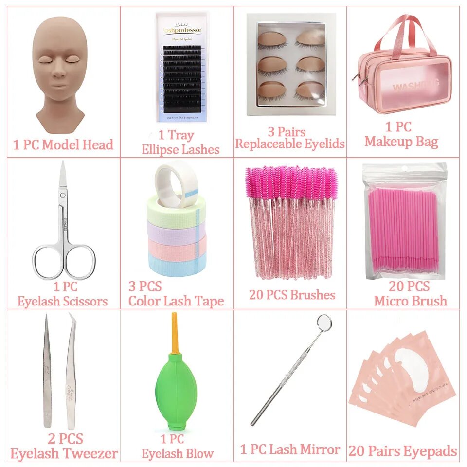 Набор для наращивания ресниц Lashprofessor kit11