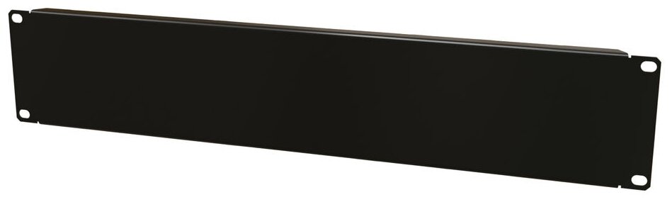 Фальш-панель Hyperline (BPV-2-RAL9005) шир.482.6мм выс.88мм 2U черный (упак:1шт)