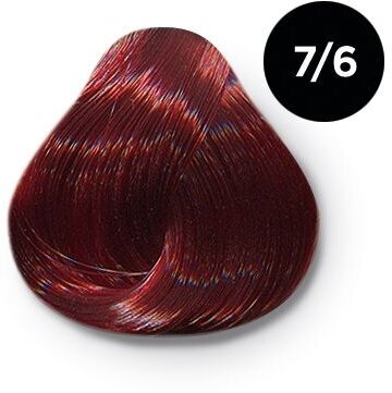 Краска для волос Ollin Professional Color Крем-краска перманентная 60мл, Цвет 7-6 Русый красный