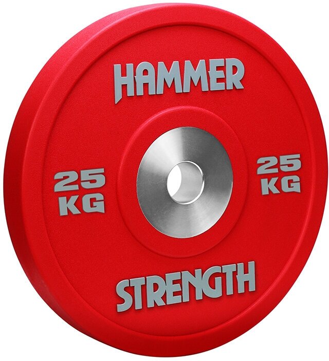 Диск уретановый бампированный Hammer Strength, 25 кг
