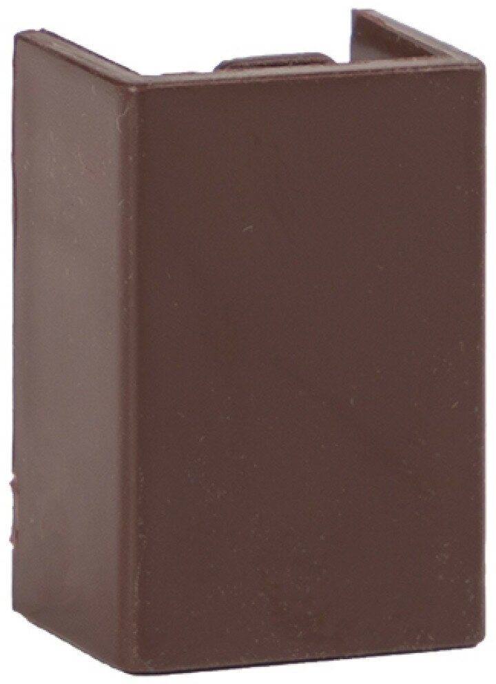 Соединитель EKF-Plast cond-15-10x4, для кабельных каналов, темное дерево, 4 шт