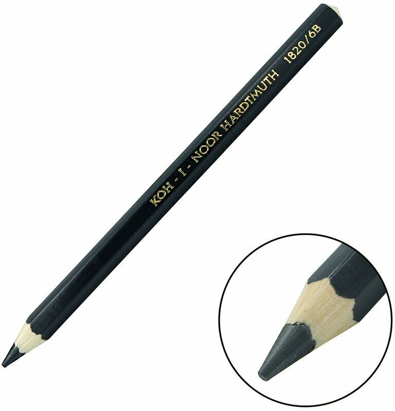 Карандаш ч/г Koh-I-Noor "Jumbo 1820" 6B, 332863