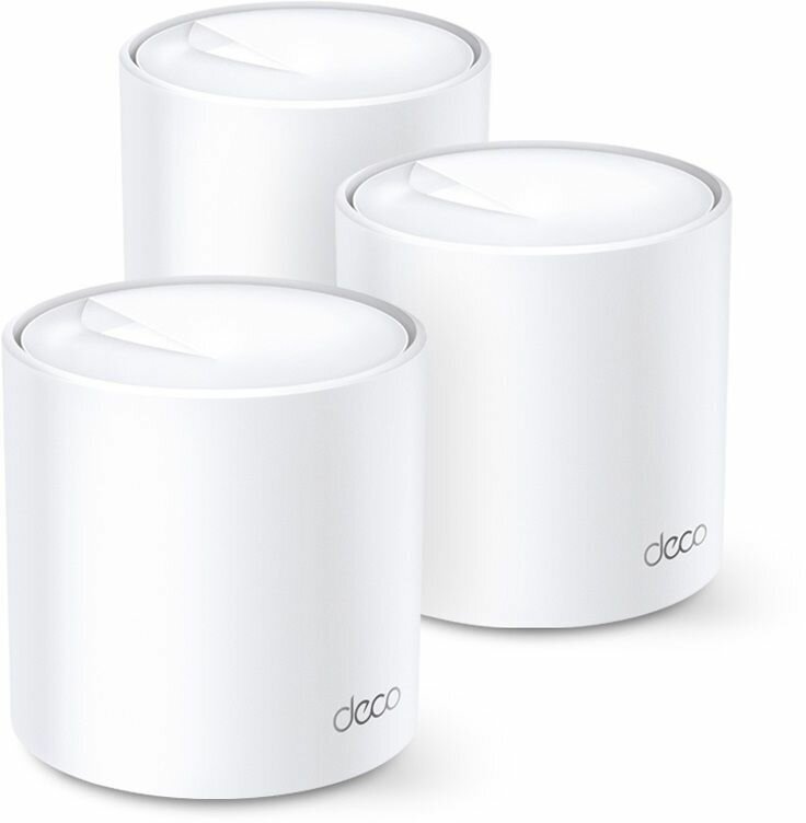 Wi-Fi Mesh система TP-Link Deco X20(3-pack) 802.11ax Wi-Fi 6 белый