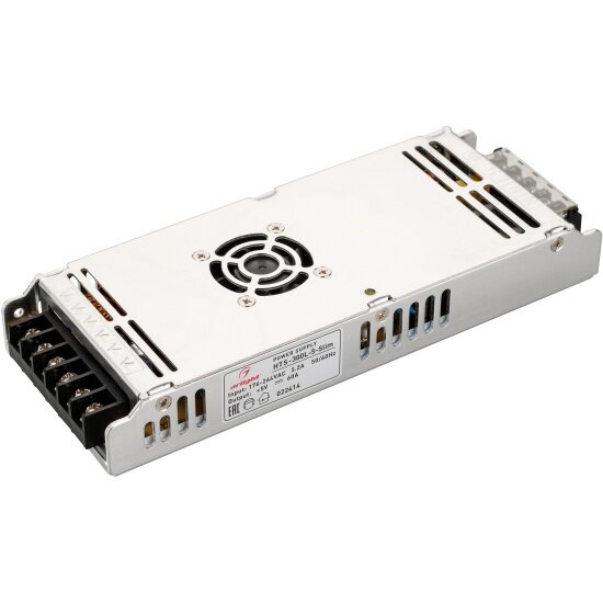 Блок питания Arlight HTS-300L-5-Slim 5V 300W *20 IP 60A 022414