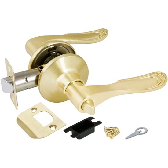 Ручка защелка Punto DK630 SB-BK (6033 MAB-B ) (фик.) мат. бронза