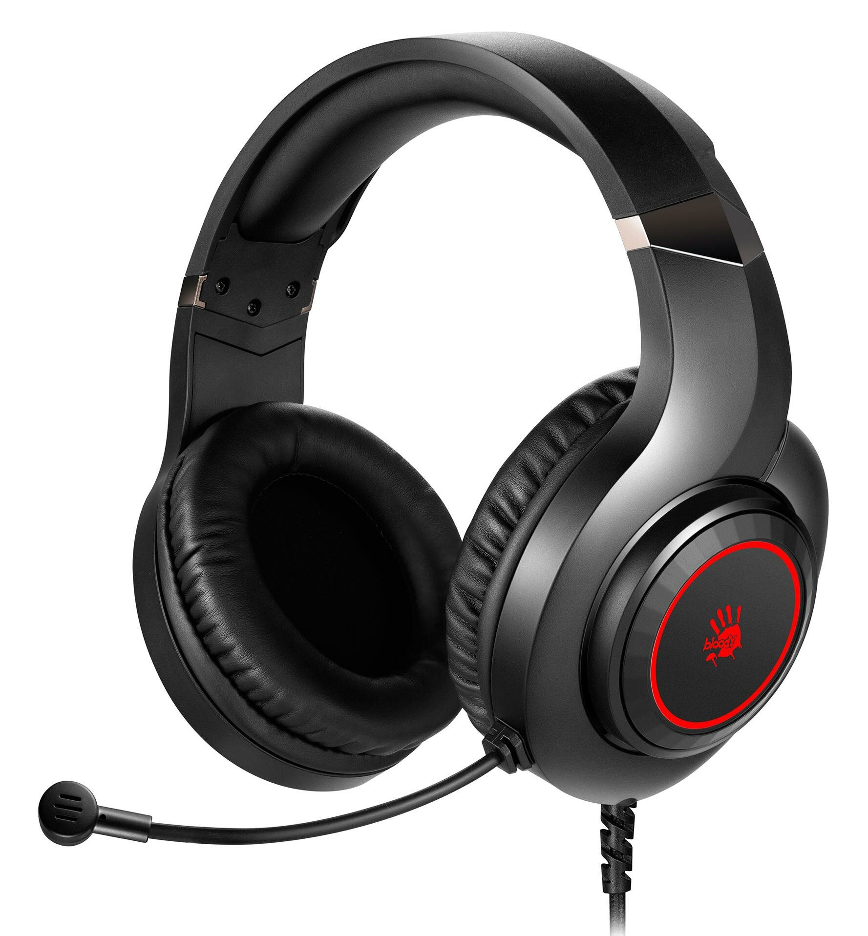 Наушники с микрофоном A4TECH Bloody G220 черный (G220 AUX3.5-4PIN + USB)