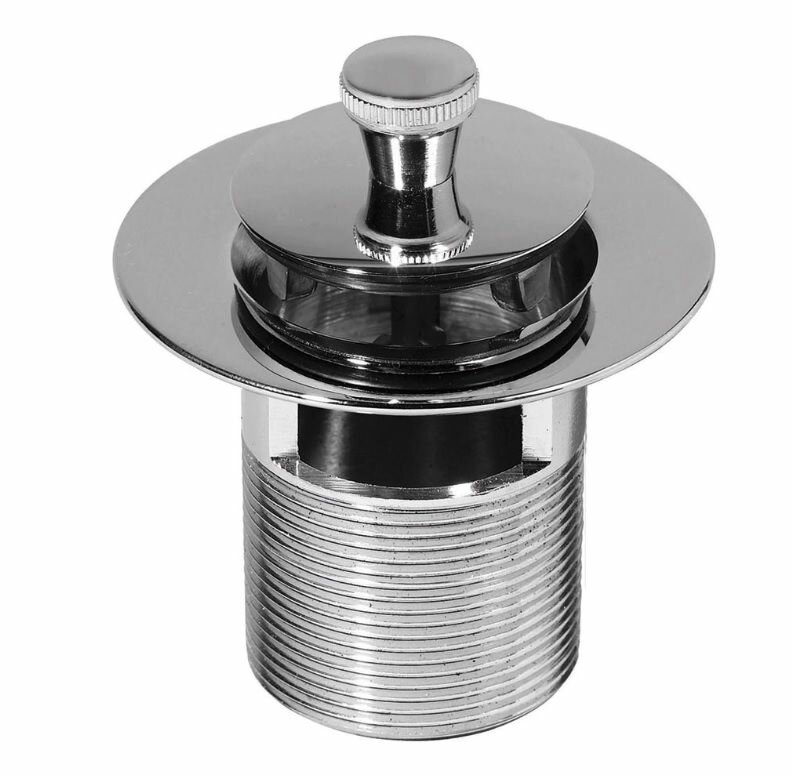 Wirquin Выпуск-перелив для кухонной мойки 11/4 ф63 ESTHETIQUE хром круглый с переливом