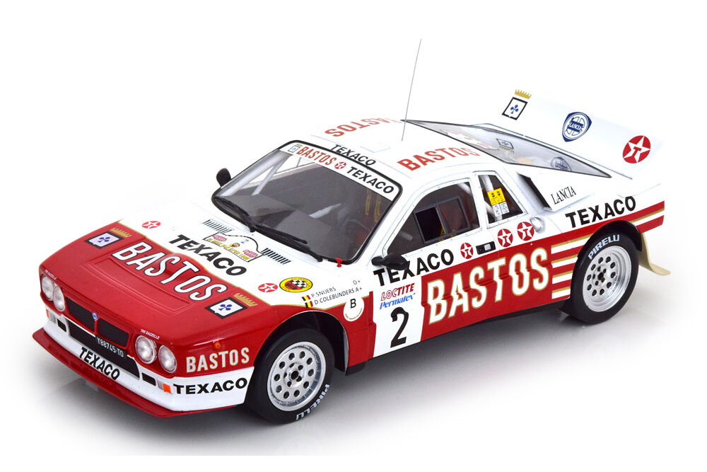 Модель коллекционная IXO Lancia 037 rally NO.2, rally ypres snijers/colebunders 1985 bastos