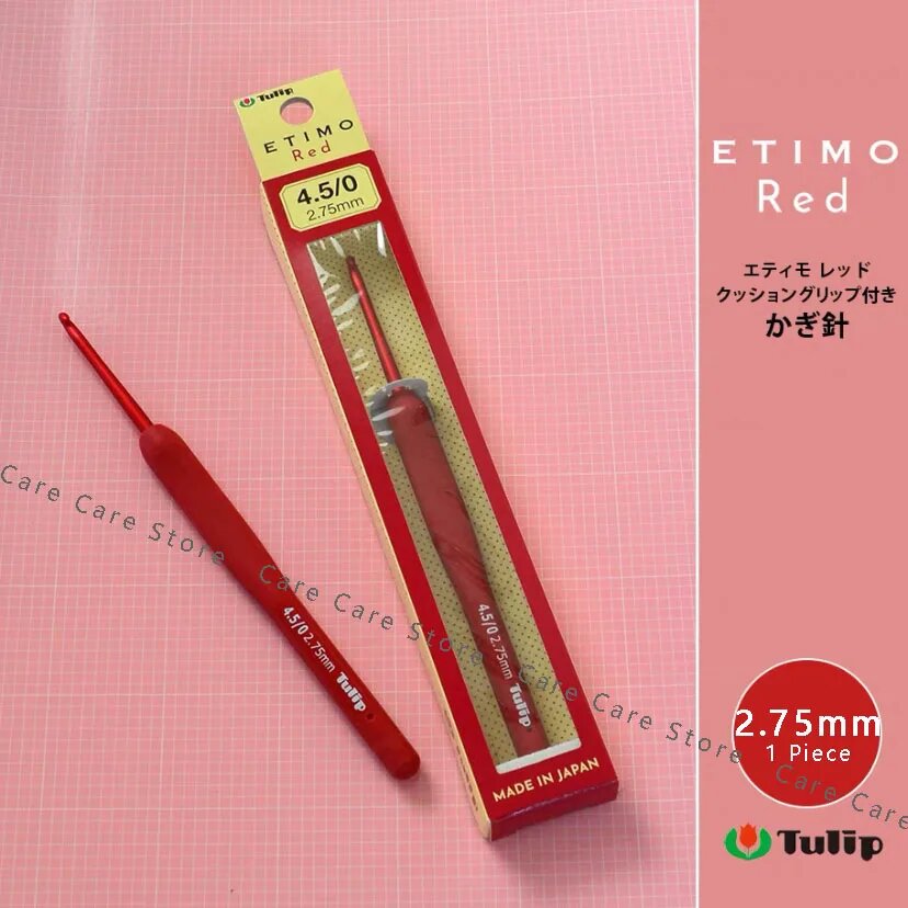 Крючок для вязания Tulip Etimo красный 1,8-6,5 мм 1piece 2.75mm