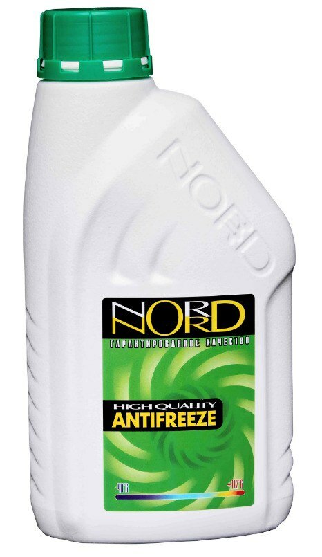 Антифриз nord-40 g11 1кг зеленый