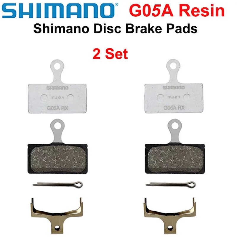 Дисковые тормозные колодки Shimano G05A-RX Resin 2Pairs