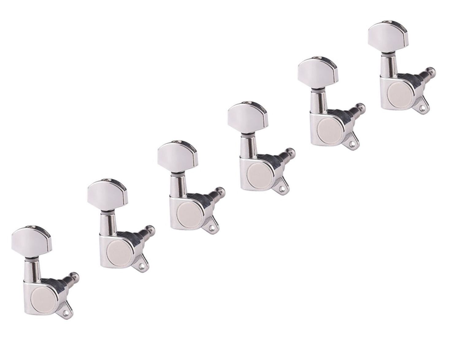 Колки 6 в линию, Metallor J-02-CR-6L, хром