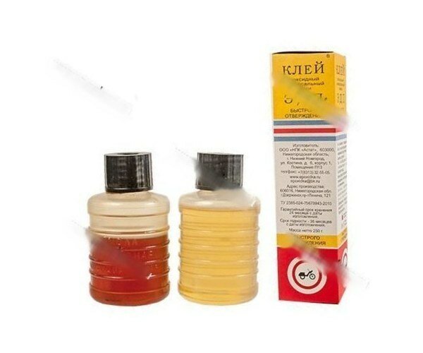 Клей эпоксидный эдп универсальный быстрого отверждения 250гр