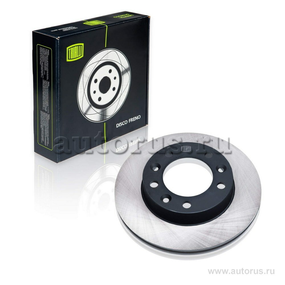 Диск тормозной для ГАЗ 2217 передний Trialli DF 117 для легковых автомобилей