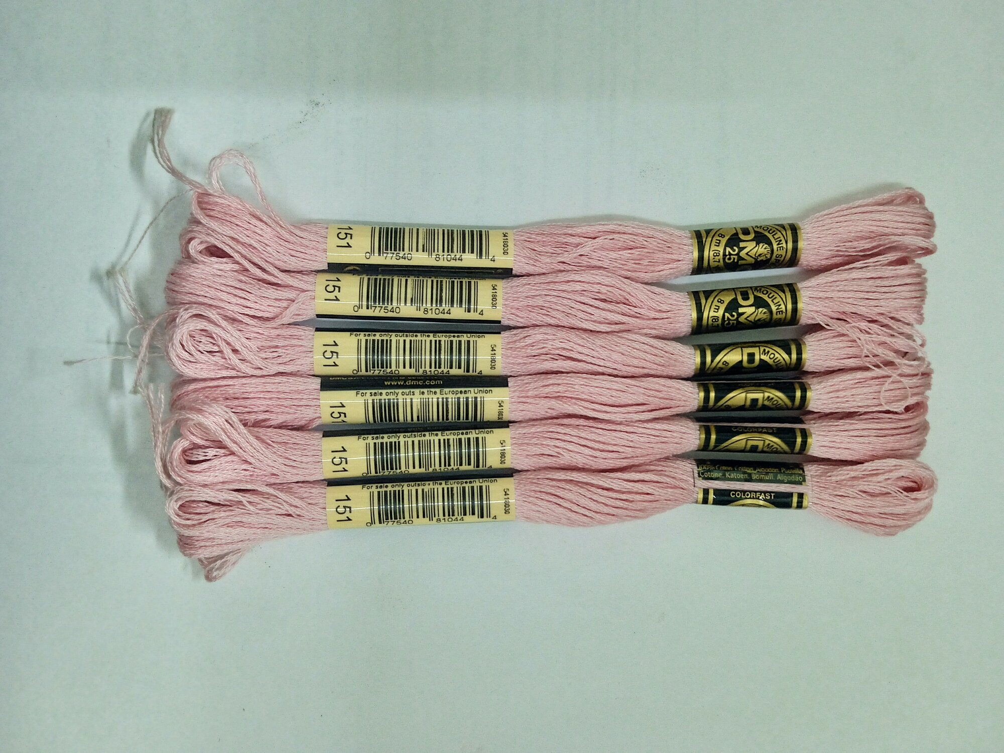 Набор ниток мулине, 8 м, 6 шт DMC-151_6