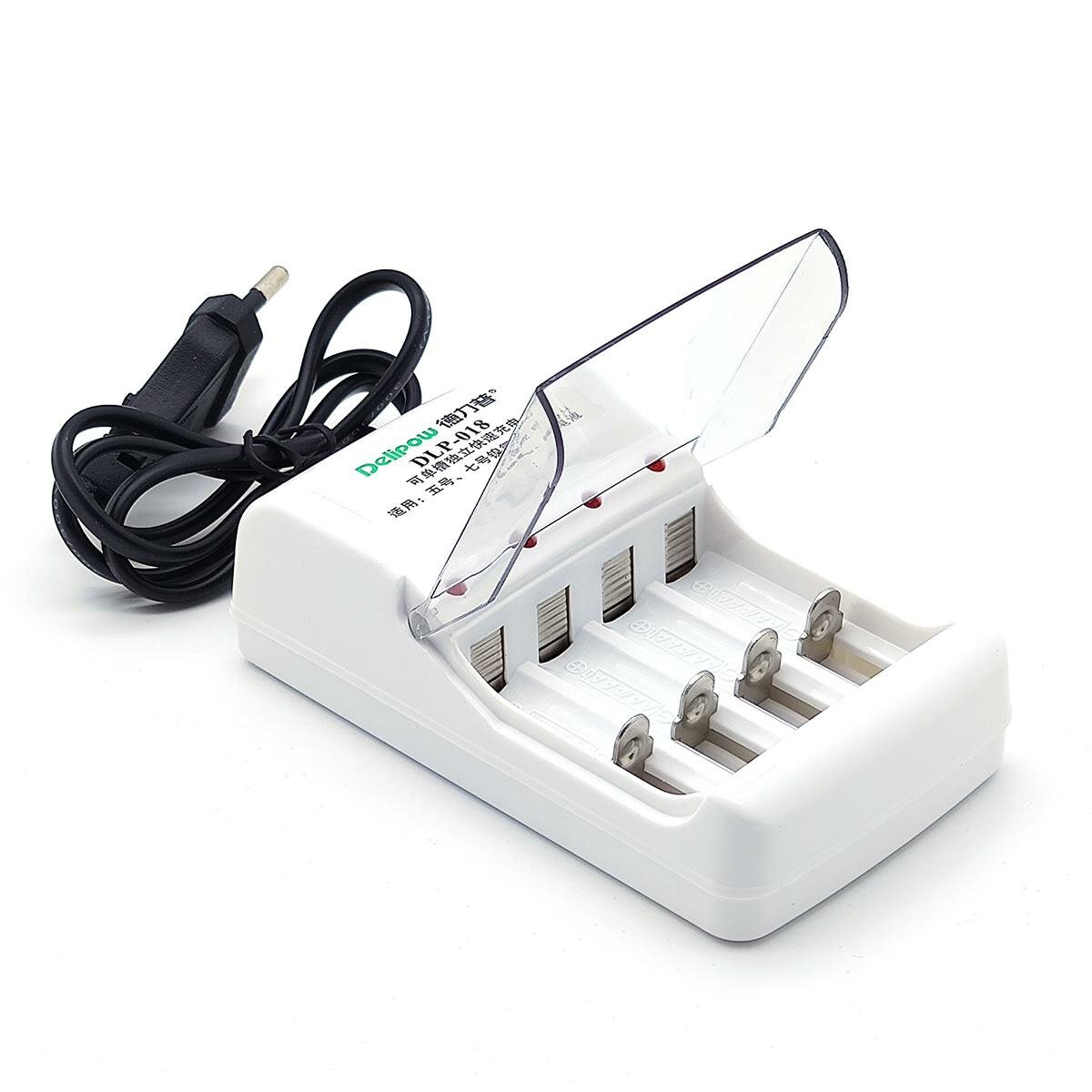 Зарядное устройство DeliPow DLP-018 для батареек AA и AAA Ni -MH Ni-Cd пальчиковых и мизинчиковых аккумуляторов