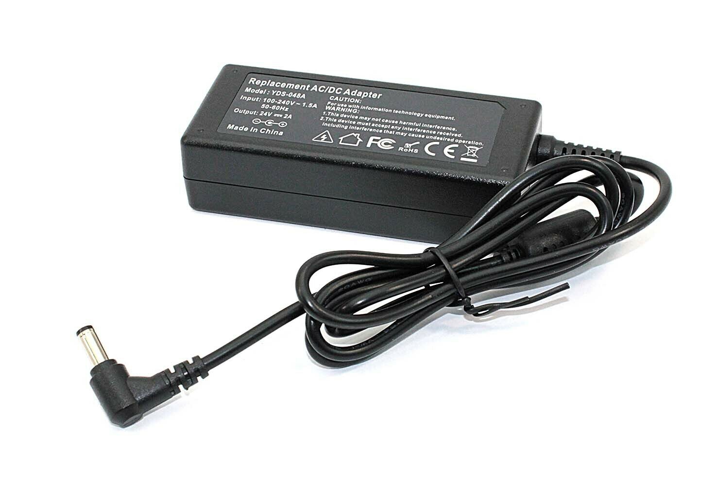 Блок питания для мониторов и телевизоров 24V 2A 48W 5.5x2.1 мм