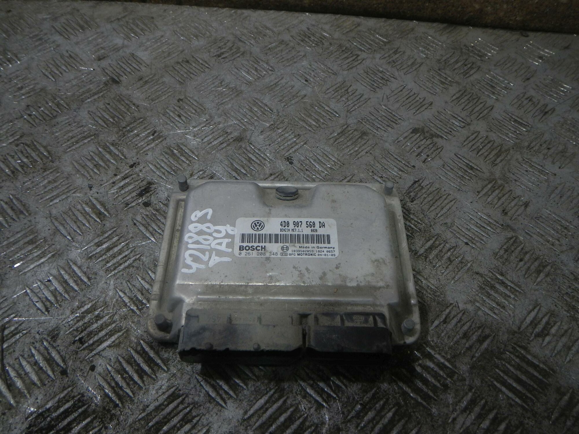 Б/У Блок управления двигателем, Volkswagen (Фольксваген)-TOUAREG (02-10) VOLKSWAGEN TOUAREG (02-10) 4.2 Без видимых повре...