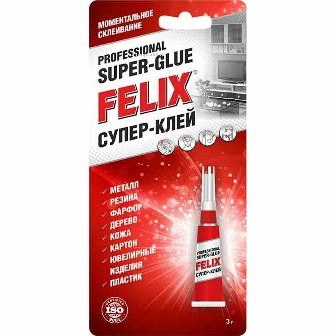 Клей-супер профессиональный FELIX 411040065 (цена за 1шт.)