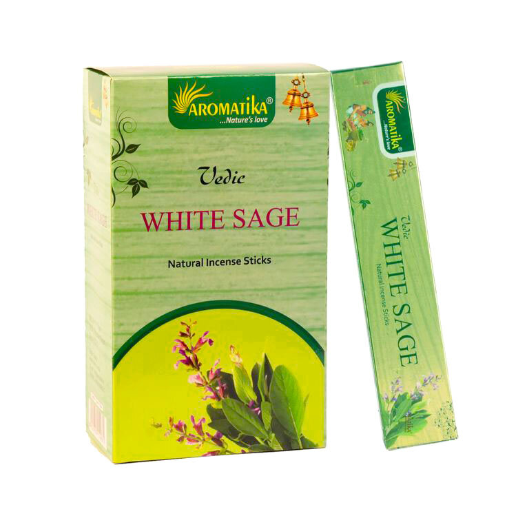 Натуральные благовония Aromatika White Sage (Белый шалфей) 15г