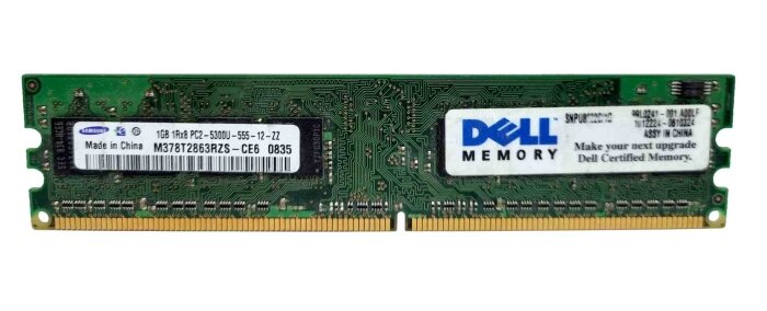 Оперативная память DDR2 1Gb PC2-5300 Samsung M378T2863RZS-CE6