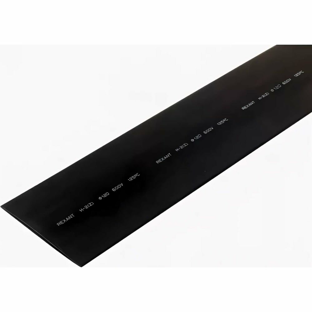 Термоусадочная трубка REXANT ТУТнг 80,0 / 40,0 мм 1м чёрная 10 шт 25-0080