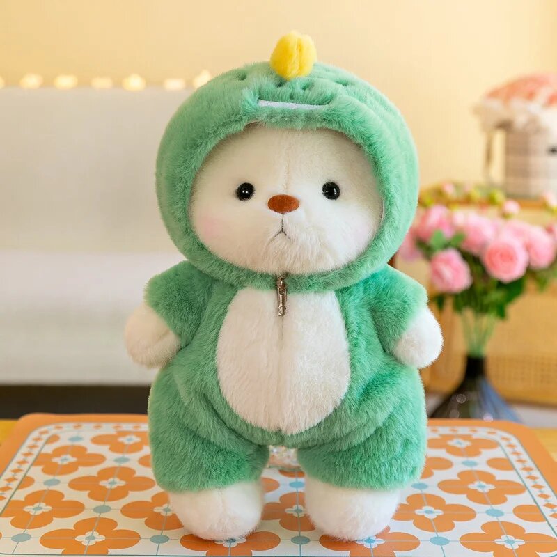 Плюшевый медведь Лина 25-30 см / 35-40 см Green, 35-40cm