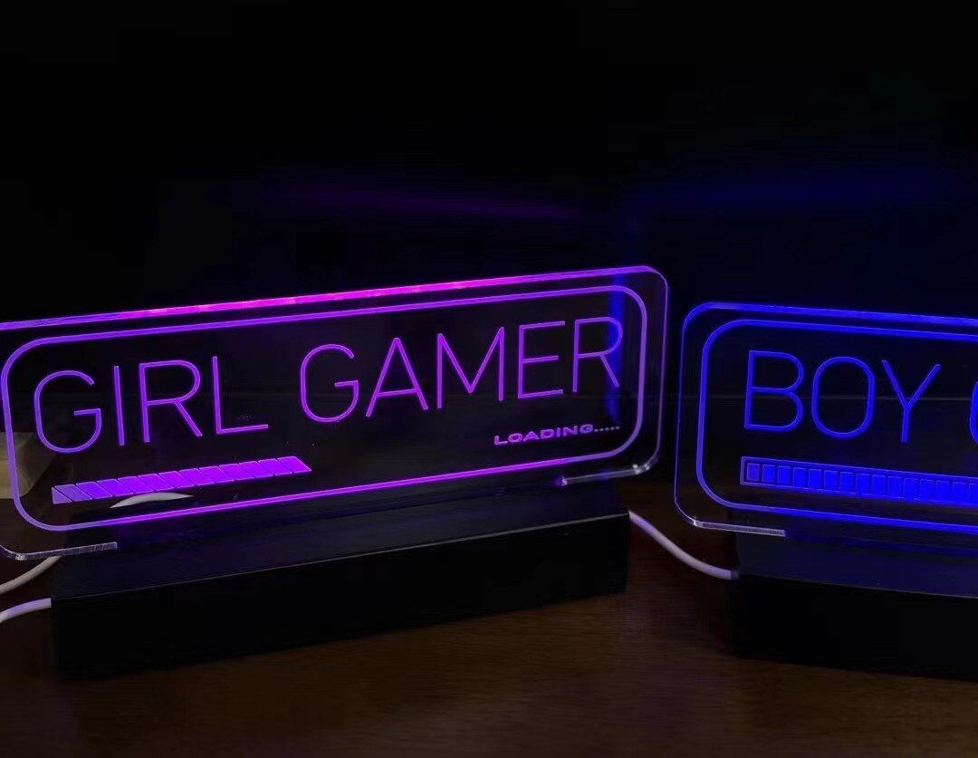 Настольная лампа с гравировкой из акрила для международной доставки, сувенир с внутренним дизайном