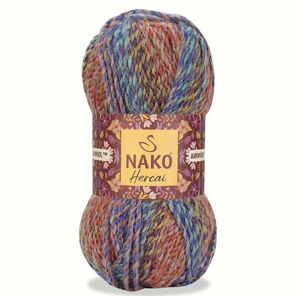 Пряжа Nako HERCAI 28179 принт (5 мотков)