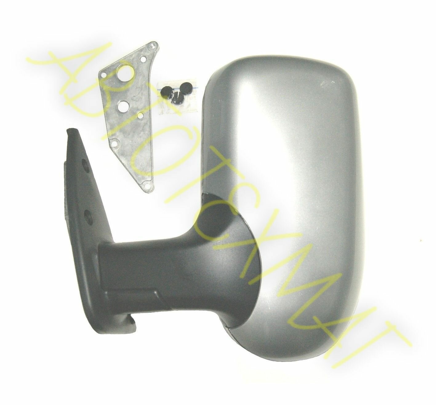 Зеркало боковое для Газель 3302, 2705, Бизнес, цвет Буран/Сильвер левое.