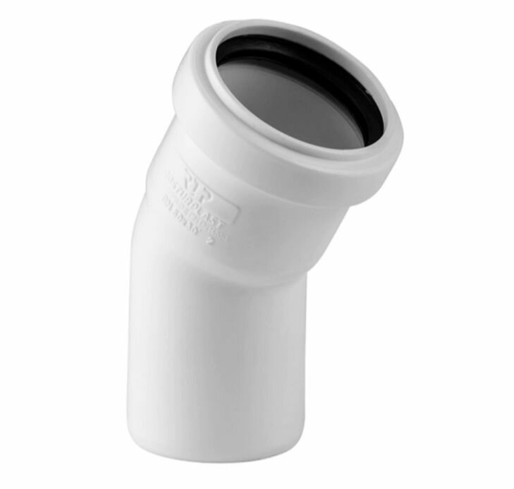 Колено канализационное РТП с шумопоглощением 50 мм угол 45