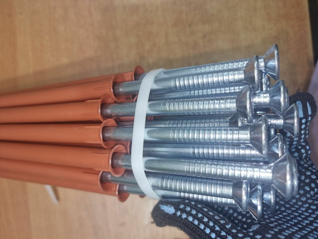 Дюбель-гвоздь коричневый 14*300 (25 шт) Torx Wurth, Германия