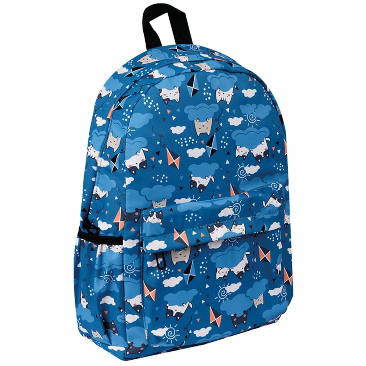 Рюкзак школьный ArtSpace Pattern "Cats", 41x28x14cм, 1 отделение, 3 кармана (Bdg_18052)
