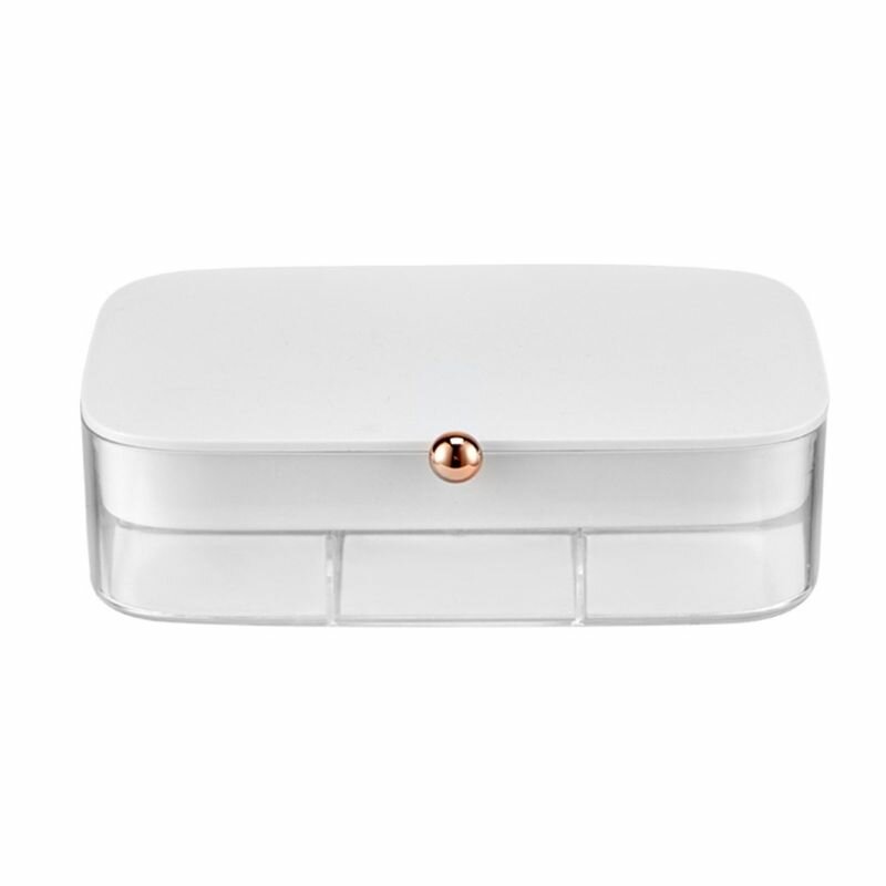 Модный роскошный портативный органайзер для хранения ювелирных изделий, дорожный футляр сережек, ожерелья и колец, коробка, подходит домашнего подарка девушке