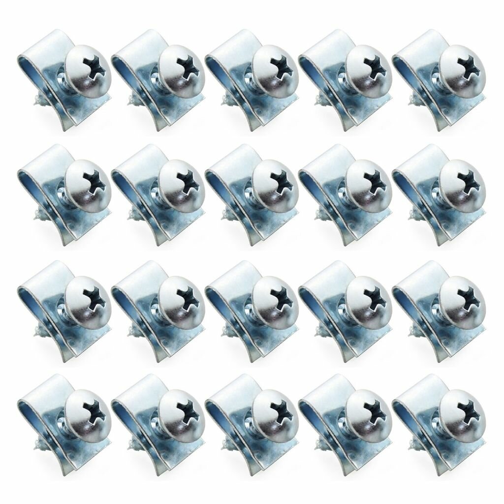 20 комплектов, зажимная кассетная гайка, фиксированная гайка-зажим (с гвоздями)