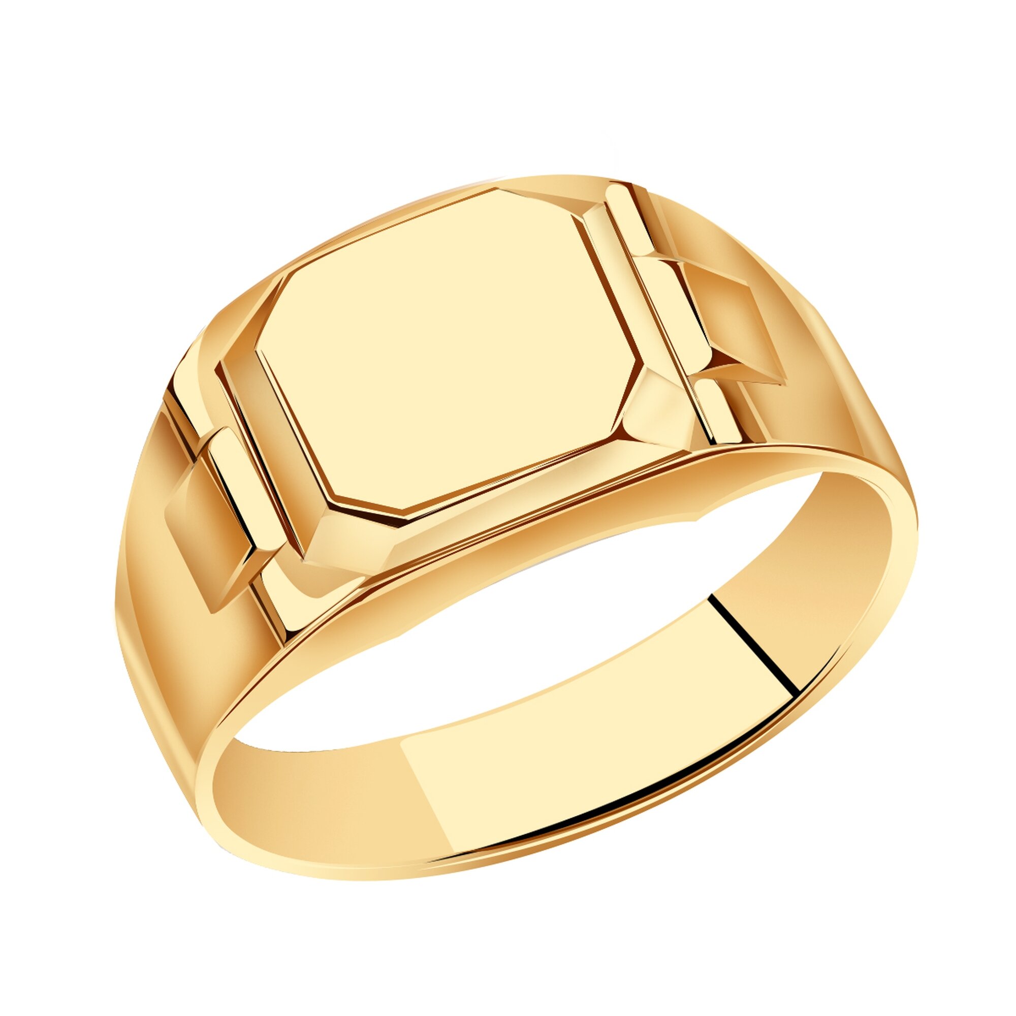 Печатка, красное золото, 585 проба