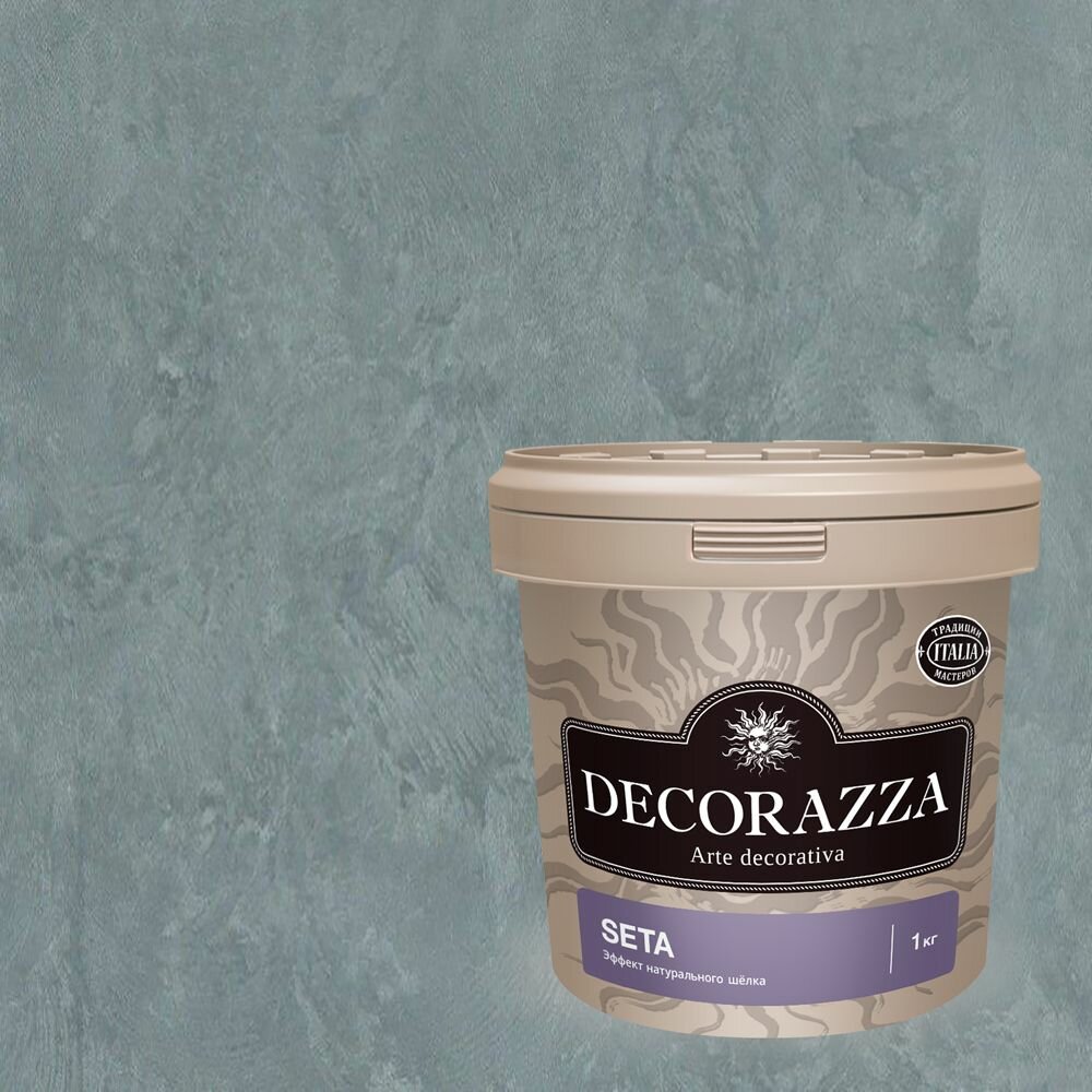 Декоративная штукатурка с эффектом натурального шелка Decorazza Seta (1кг) ST 11-155