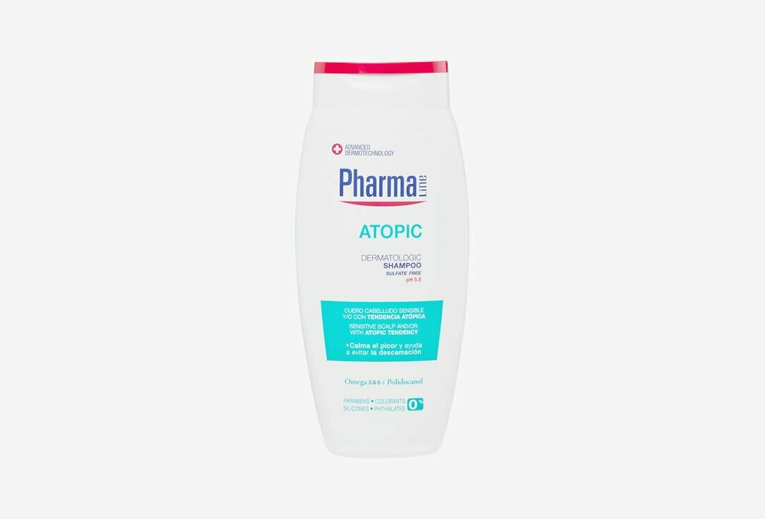 Шампунь Для Чувствительной Кожи Головы HERBAL Pharmaline Shampoo Atopic 250 мл
