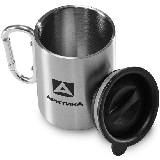 Термокружка Арктика , 400 мл, арт. 801-400К с карабином