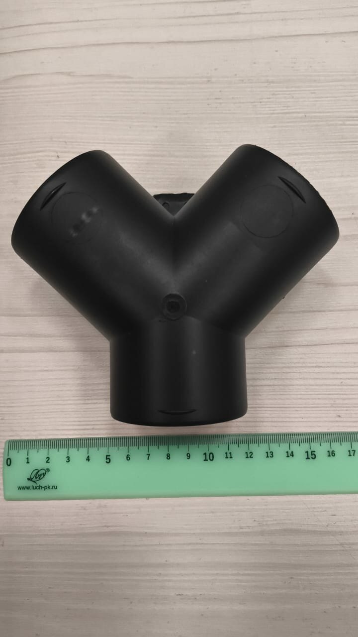 Тройник воздуховода Y-образный 60 мм для автономного воздушного отопителя