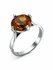 Кольцо тонкое ZLATBERRY, серебро, 925 проба, султанит синтетический, размер 19, ...
