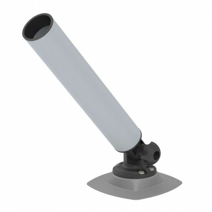 Держатель спиннинга торцевой на баллон наклонный, алюминий