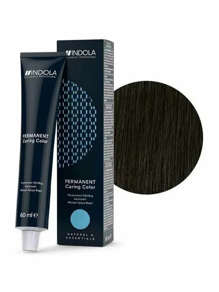 Indola Natural Essentials 4.1 Стойкая крем-краска для волос 60мл