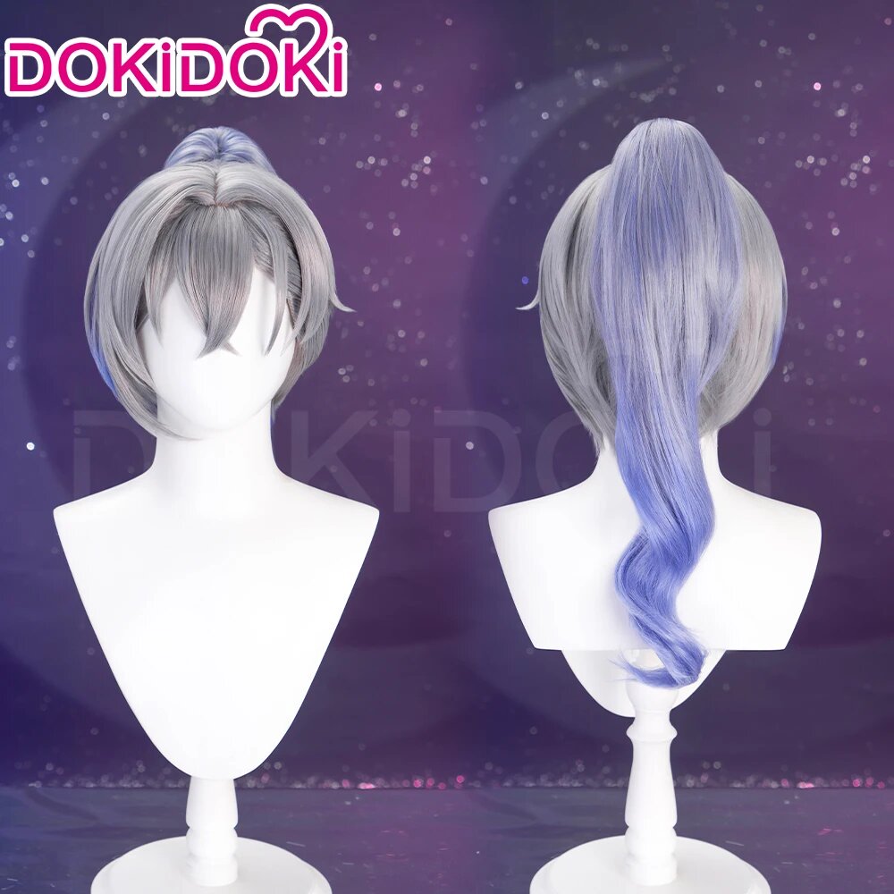 Косплей костюм Серебряный волк DOKIDOKI для женщин Один размер, Wig Only