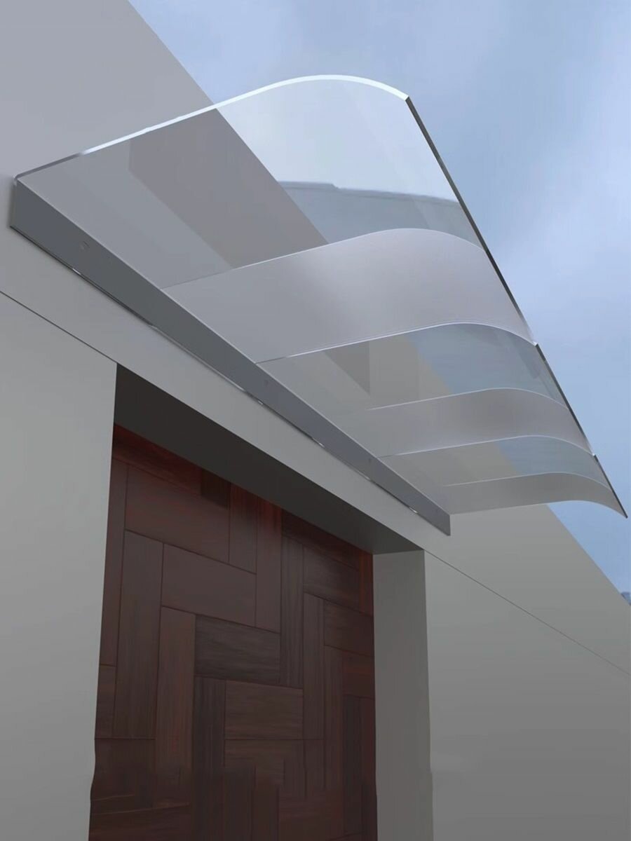 Карнизный навес, поликарбонат, невидимый, 40-120см, UV-покрытие