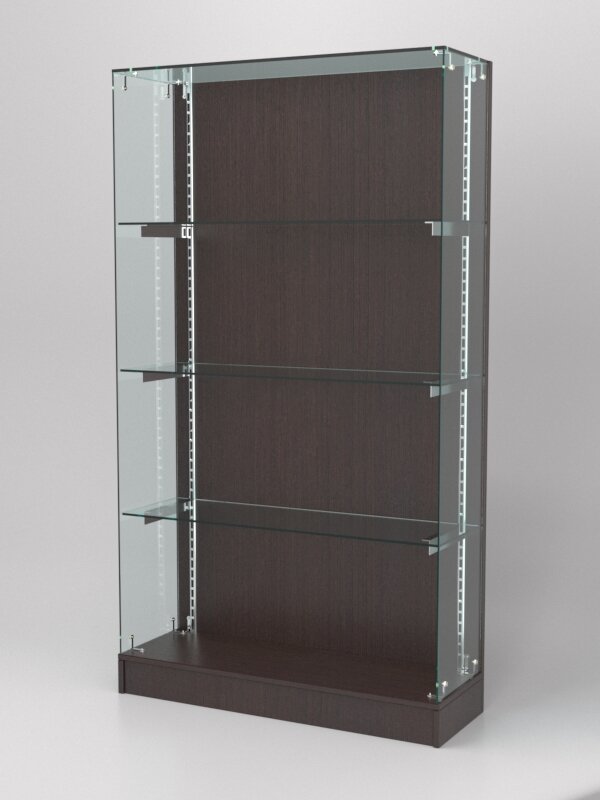 Витрина "астерия ХИТ продаж" №10 (без дверок, задняя стенка - ДСП), Дуб Венге