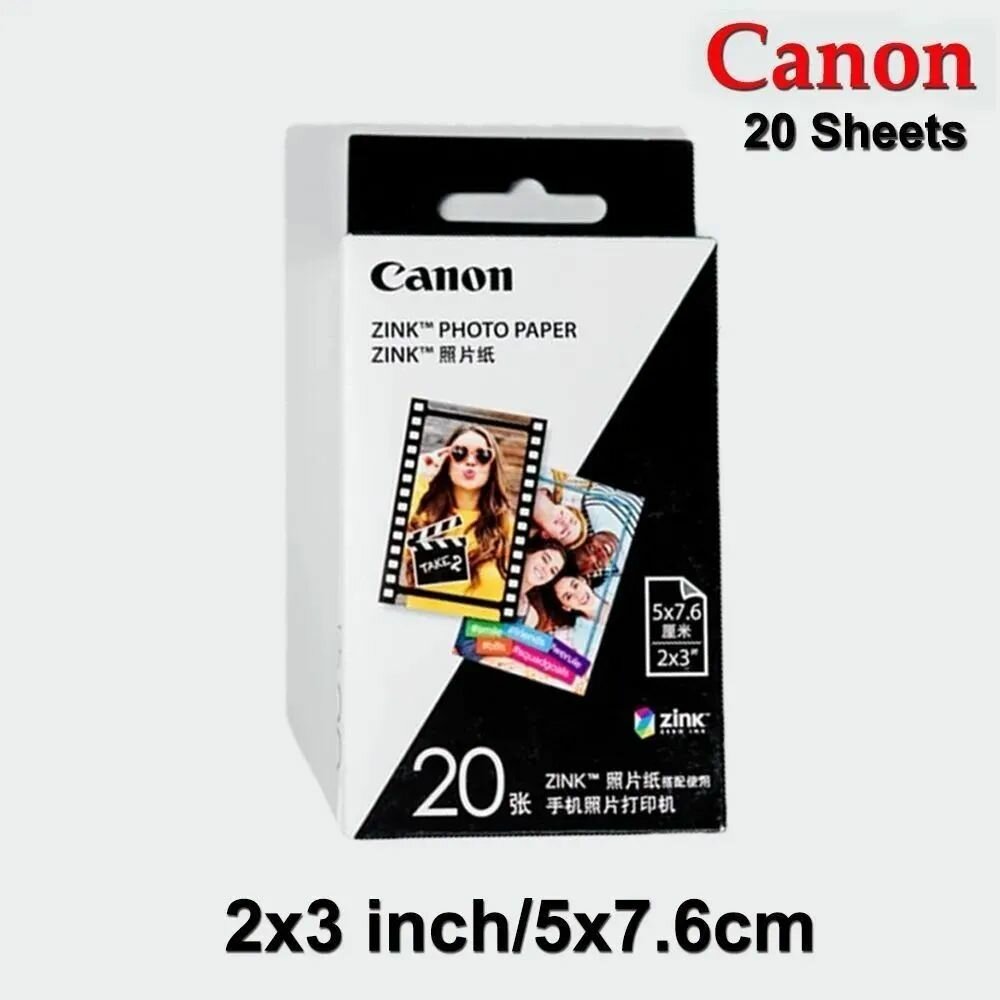 Zoemini Картридж для фотоаппарата Canon Zink Photo Paper 20 листов (ZP-2030-20)